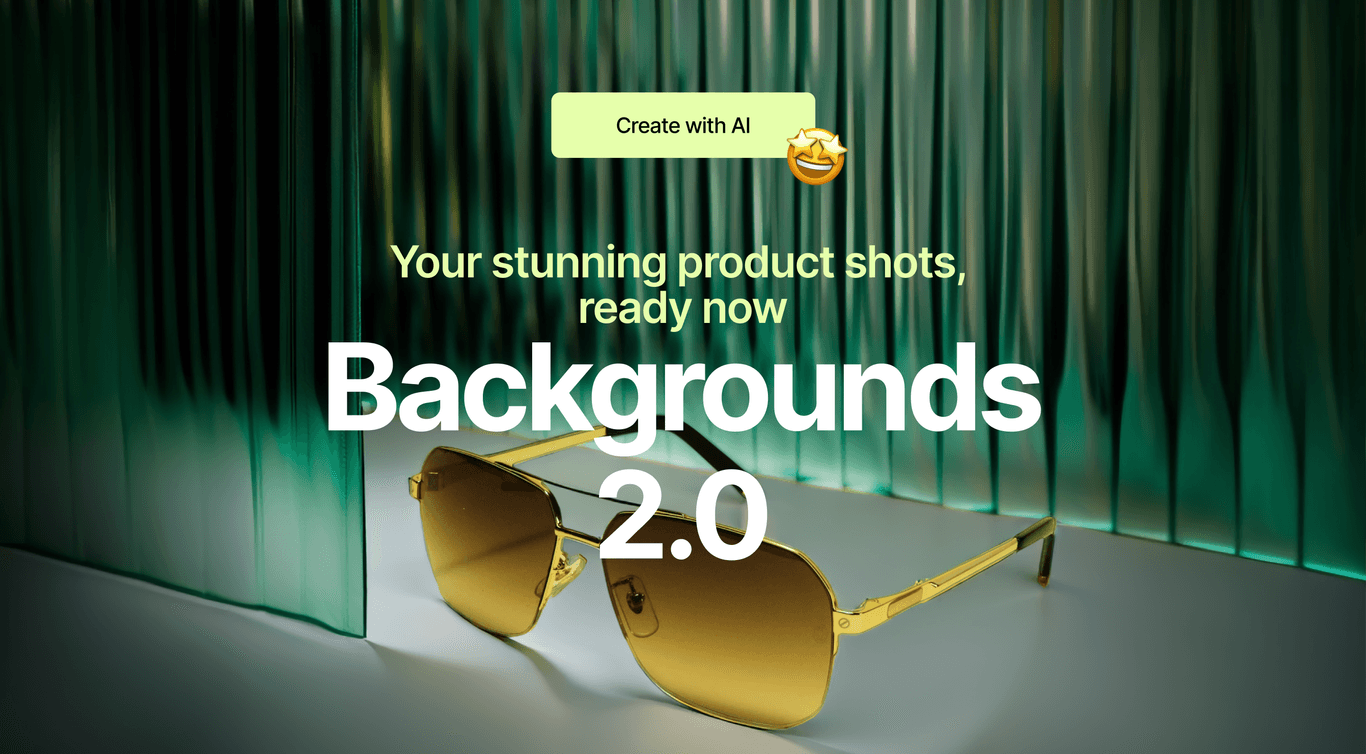 Backgrounds 2.0: Get studio-quality product shots in seconds | Claid.ai