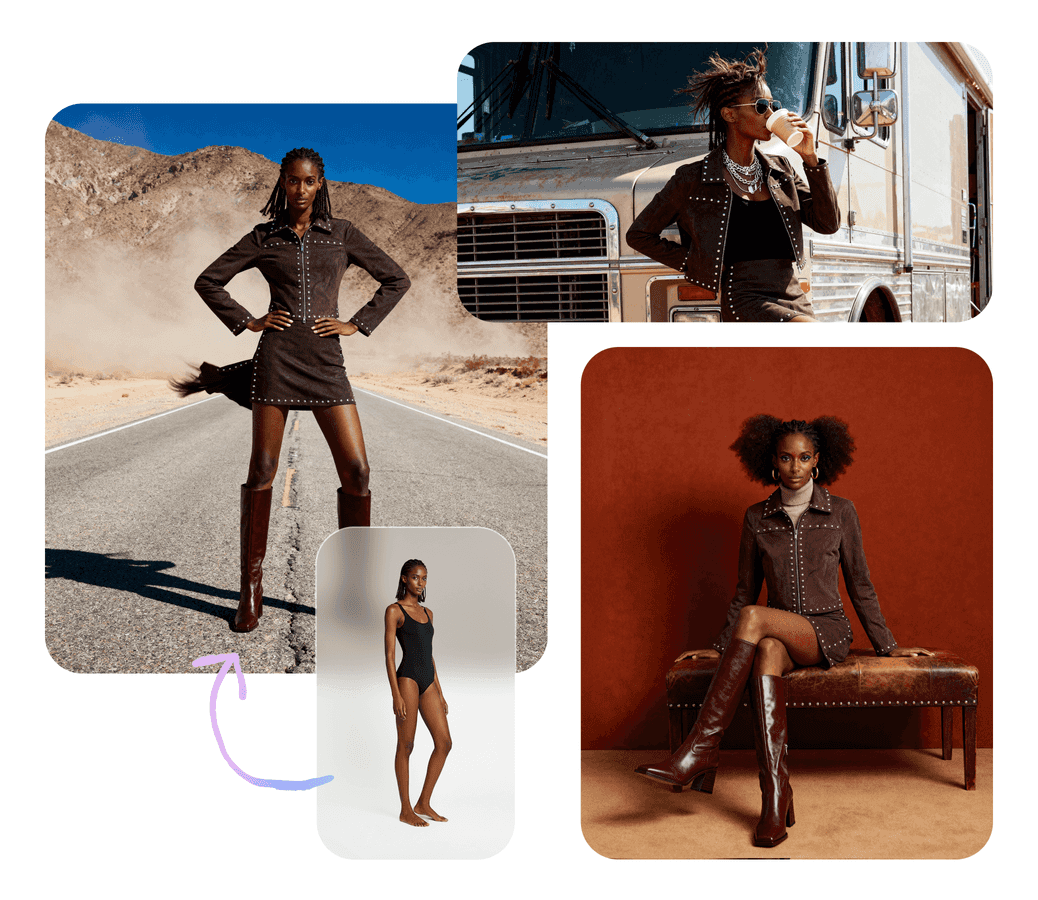 AI fashion model generator | Create endless on-model shots | Claid.ai