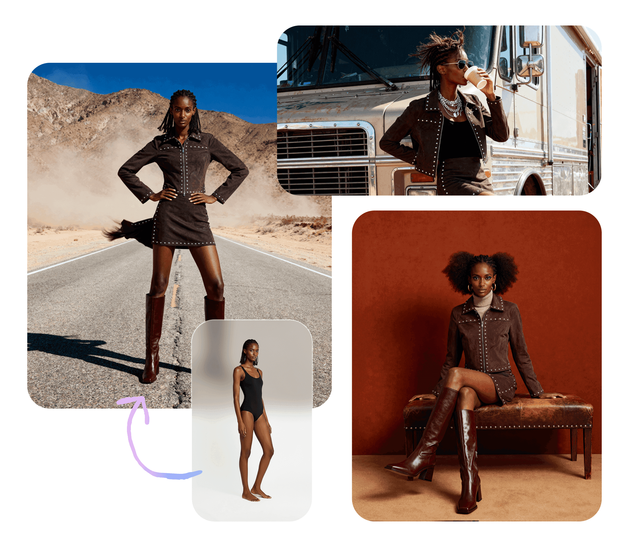 AI fashion model generator | Create endless on-model shots | Claid.ai