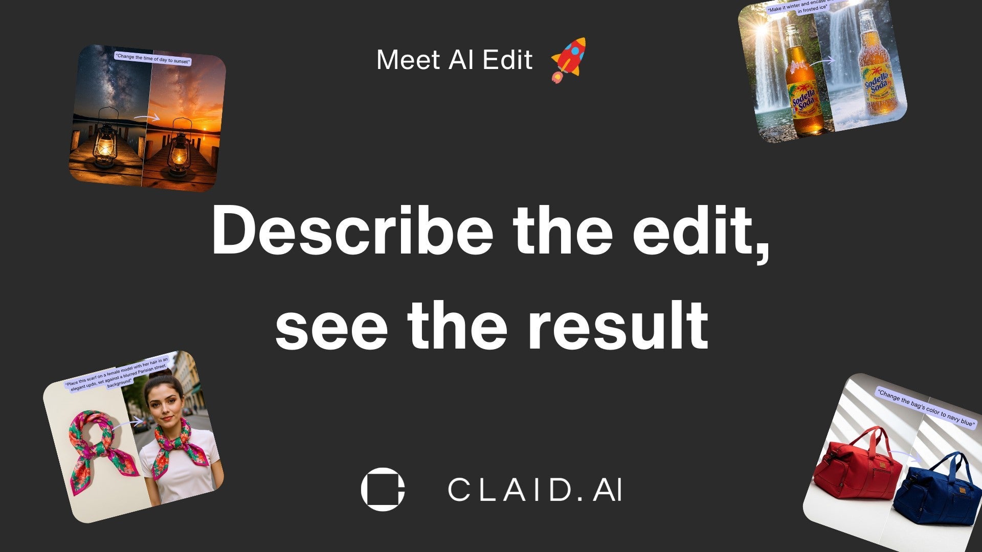 Meet AI Edit: Your words now edit your photos | Claid.ai