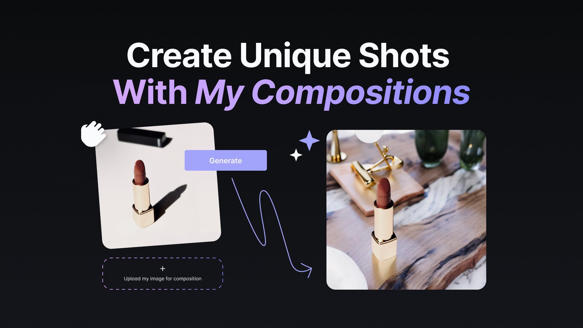Personalize Your AI Product Photos with My Compositions | Claid.ai
