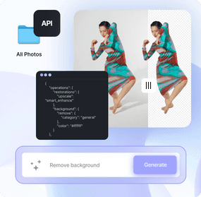 AI background remover API for product photos | Claid.ai