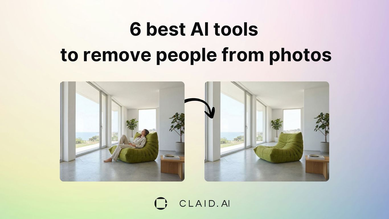 Clean product photos are a must. If you can remove people from photos ...