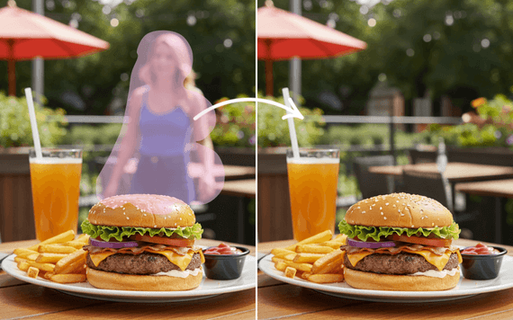 Remove Person from Photo Online | Claid.ai